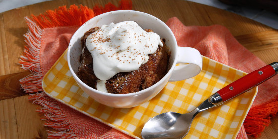 Hot Chocolate Bread Pudding