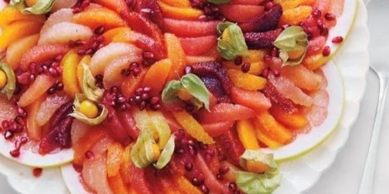 Martha Stewart's Citrus Salad with Pomegranate Seeds Recipe