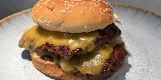 Bacon Cheddar Smashburgers