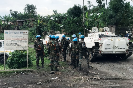 U.N. chopper crashes in eastern Congo, 8 peacekeepers killed