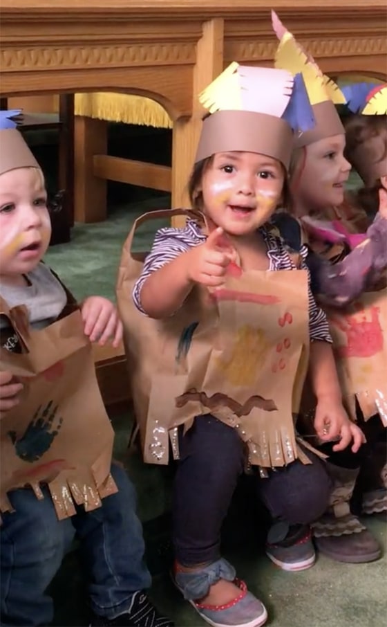 See Newly Adopted Girl Point To Her Mom At School Concert