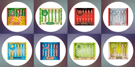 13 Archie McPhee Candy Cane Flavors, Ranked