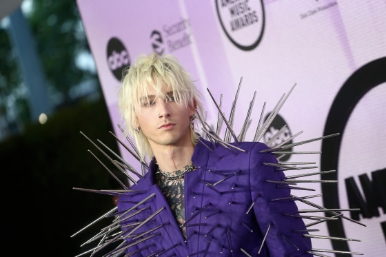 Machine Gun Kelly's AMAs outfit was Inspired by a Sea Urchin