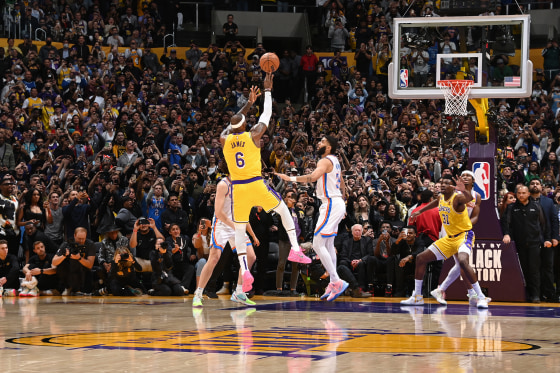 Lebron James Passing LeBron James Passes Kobe Bryant For 3rd On NBA