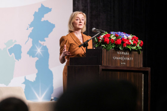 Former British Prime Minister Liz Truss warns of China threats during ... Former British Prime Minister Liz Truss warns of China threats during ...
