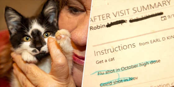 Doctor Writes Prescription for A Cat To Help A Patient