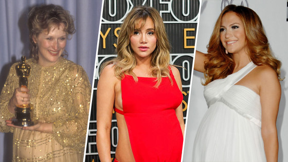 Suki Waterhouse's Dress And Pregnant Celebrity Looks Through Time