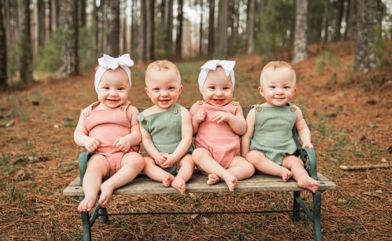 Carmack Quadruplets Giggle In Baby Meeting In New Video
