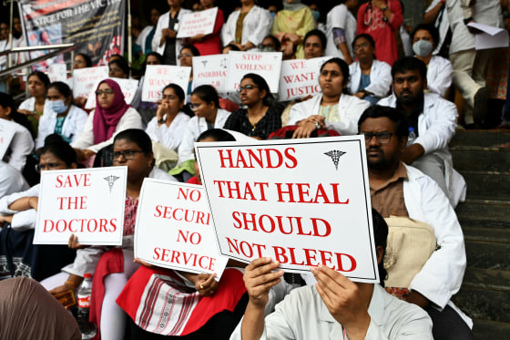 Indian doctors strike after trainee medic is raped and killed