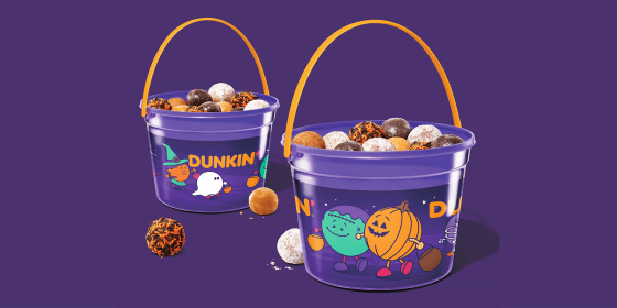 Dunkin’s Munchkins Bucket and Halloween Menu Are Now Available
