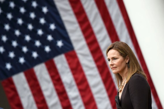 Amy Coney Barrett says country is not in a 'constitutional crisis'