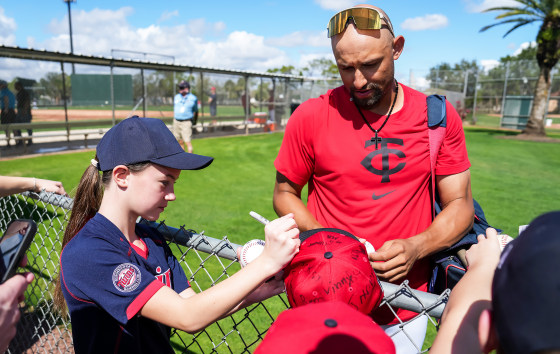 Minnesota Twins Star Royce Lewis Asks for Kids' Autographs for His Hat