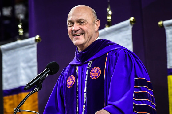 Clemson president is bowled over by his daughter's big moment