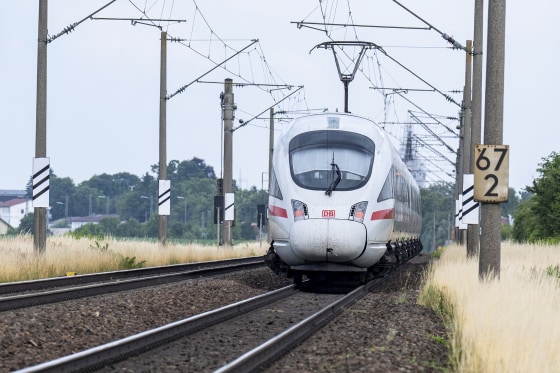 Police say a man injured 4 with a hammer on a German train
