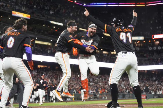 Giants catcher Patrick Bailey makes history with game-ending, inside ...