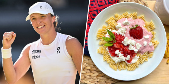 Iga Świątek Shocked Wimbledon With Post-Match Dish: Strawberry Pasta