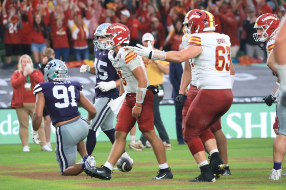 Rocco Becht stars as Iowa State beats Kansas State in Ireland