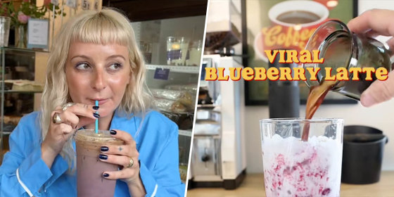 The Blueberry Latte Is the Sip of the Summer: How to Make It