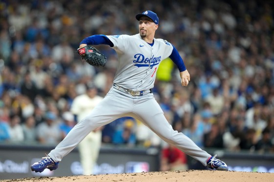 Snell spectacular as Dodgers barely hold on in 9th to beat Brewers 2-1 in NLCS opener