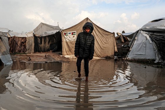 Storm Byron hits Gaza, flooding tents and exposing aid shortages