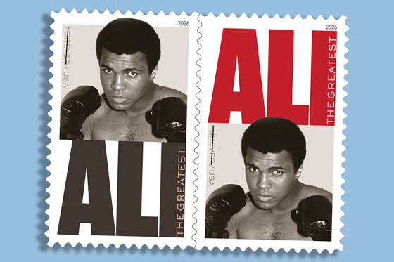 Muhammad Ali will be honored with a commemorative U.S. postage stamp