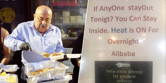 New York Restaurateur Offers Shelter to Homeless People