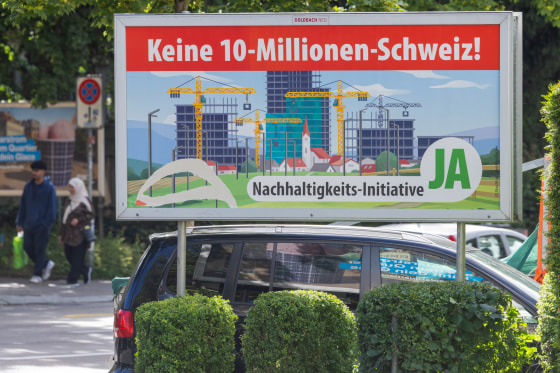 Swiss cast ballots on right-wing’s bid to cap country’s population at ...