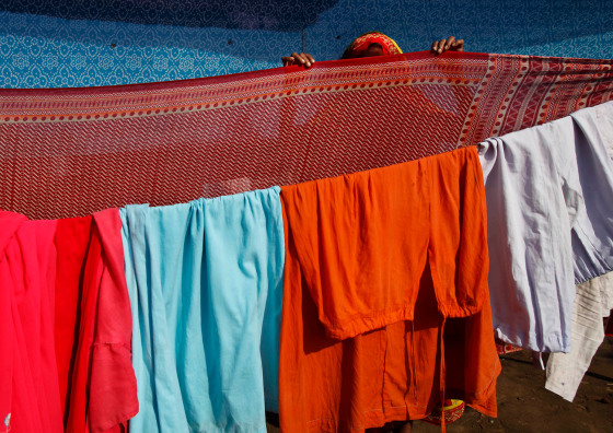 Airing the laundry in India