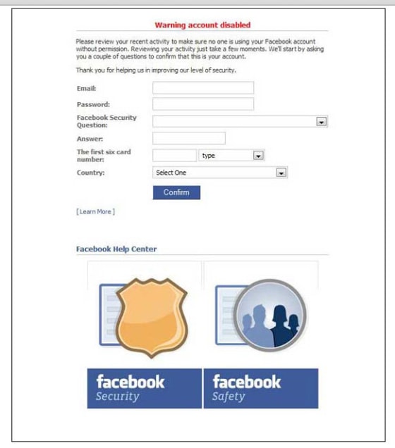 Facebook scam threatens to delete your account