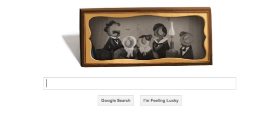 Google family portrait celebrates photography pioneer