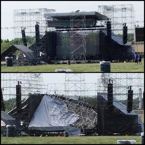 Radiohead concert canceled after fatal stage collapse