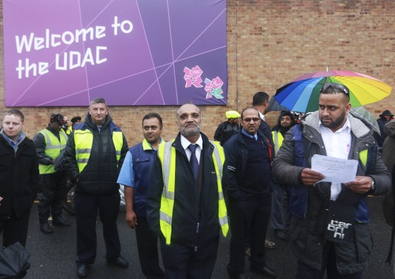 London's red bus drivers go on strike seeking $780 Olympic bonus