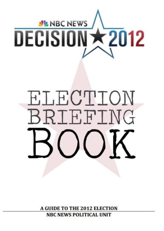 2012 Election Book from NBC News