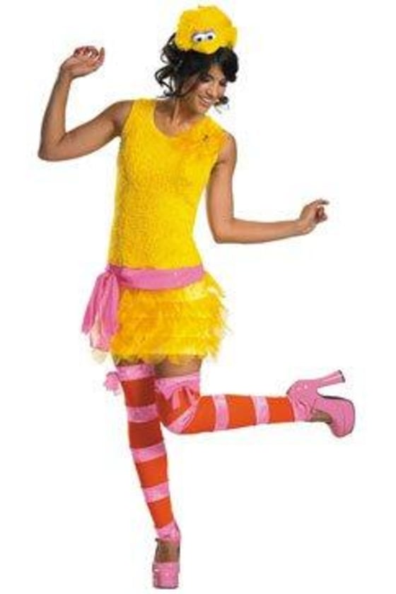 Big Bird goes BIG for Halloween