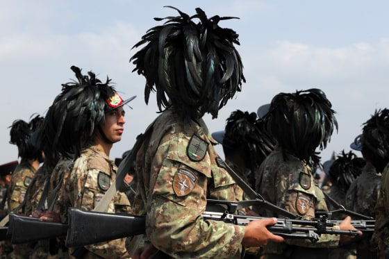 Change Of Command Ceremony In Pristina