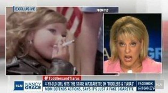 Nancy Grace tears into 'Toddlers & Tiaras' cigarette mom