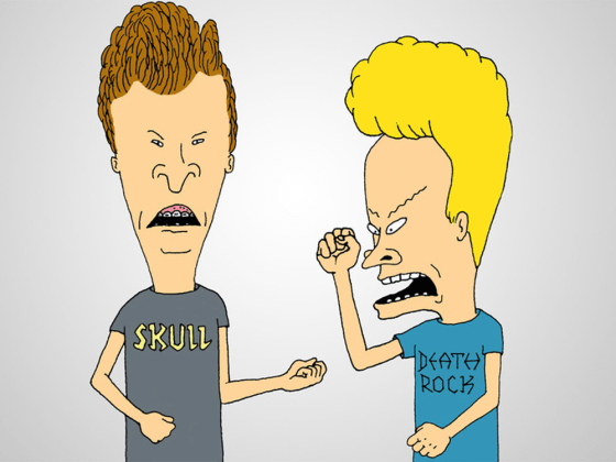 Heh heh heh! 'Beavis and Butt-Head' are as stupid as ever