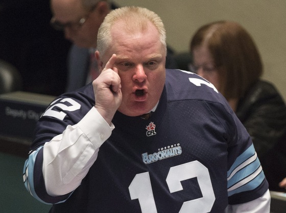 Toronto Mayor Rob Ford to join U.S. sports radio show