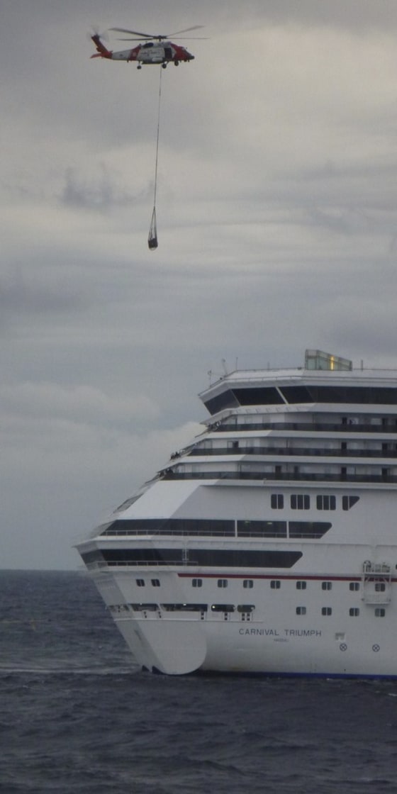 carnival ship stranded