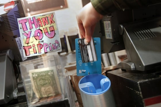 When tip jars turn to DipJars, do workers benefit?
