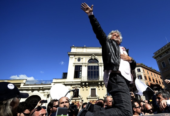 Italian comedian shaking up politics is no laughing matter