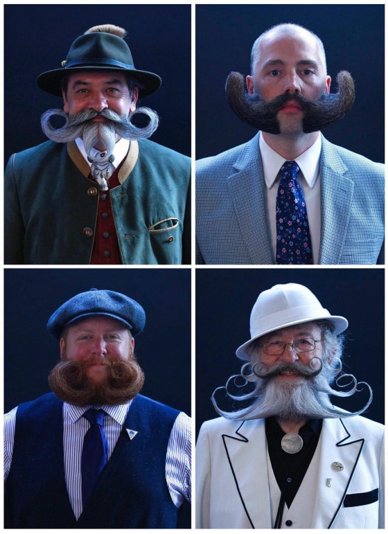 Beard contest shows off styles of the hirsute