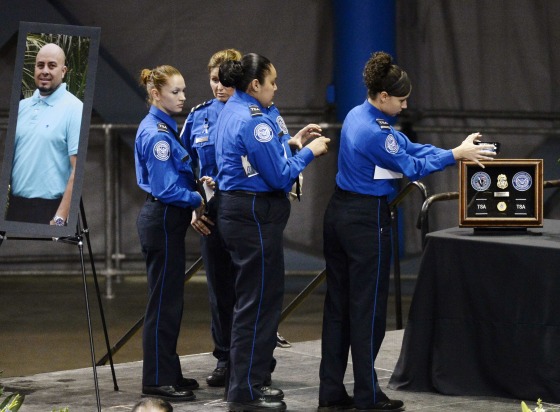 Slain TSA officer greeted passengers, co-workers with smile