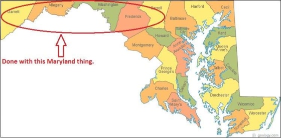 53rd or 54th state now hiding in Maryland