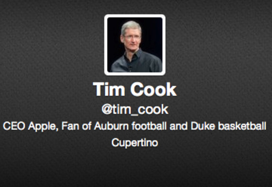 Coincidence? Tim Cook's first tweet appears on iPhone launch day