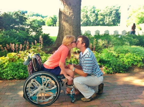 Paralyzed as a bride, woman sets her sights on becoming a mom