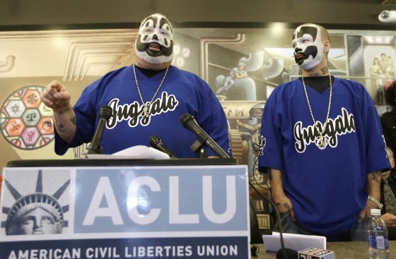 Insane Clown Posse sues FBI, Justice Department over Juggalo gang ...