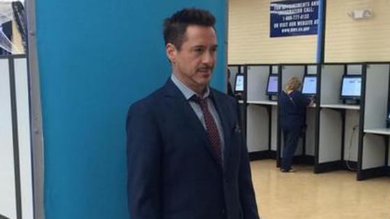 Robert Downey Jr. tweets DMV trip: Here's a license for being so cool
