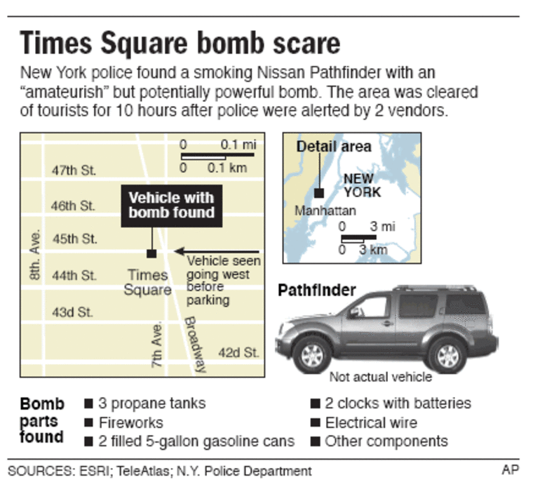 Terror task force takes over NYC bomb probe
