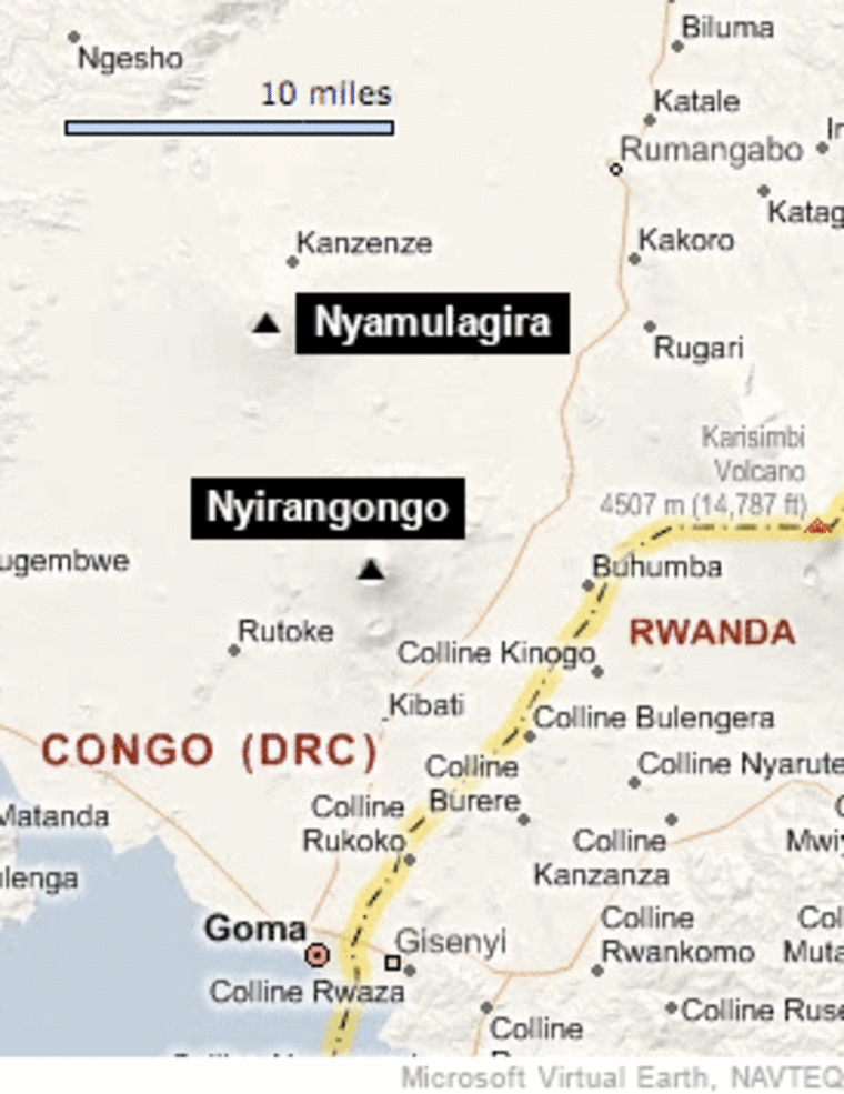 Scientists say eruption in Congo imminent